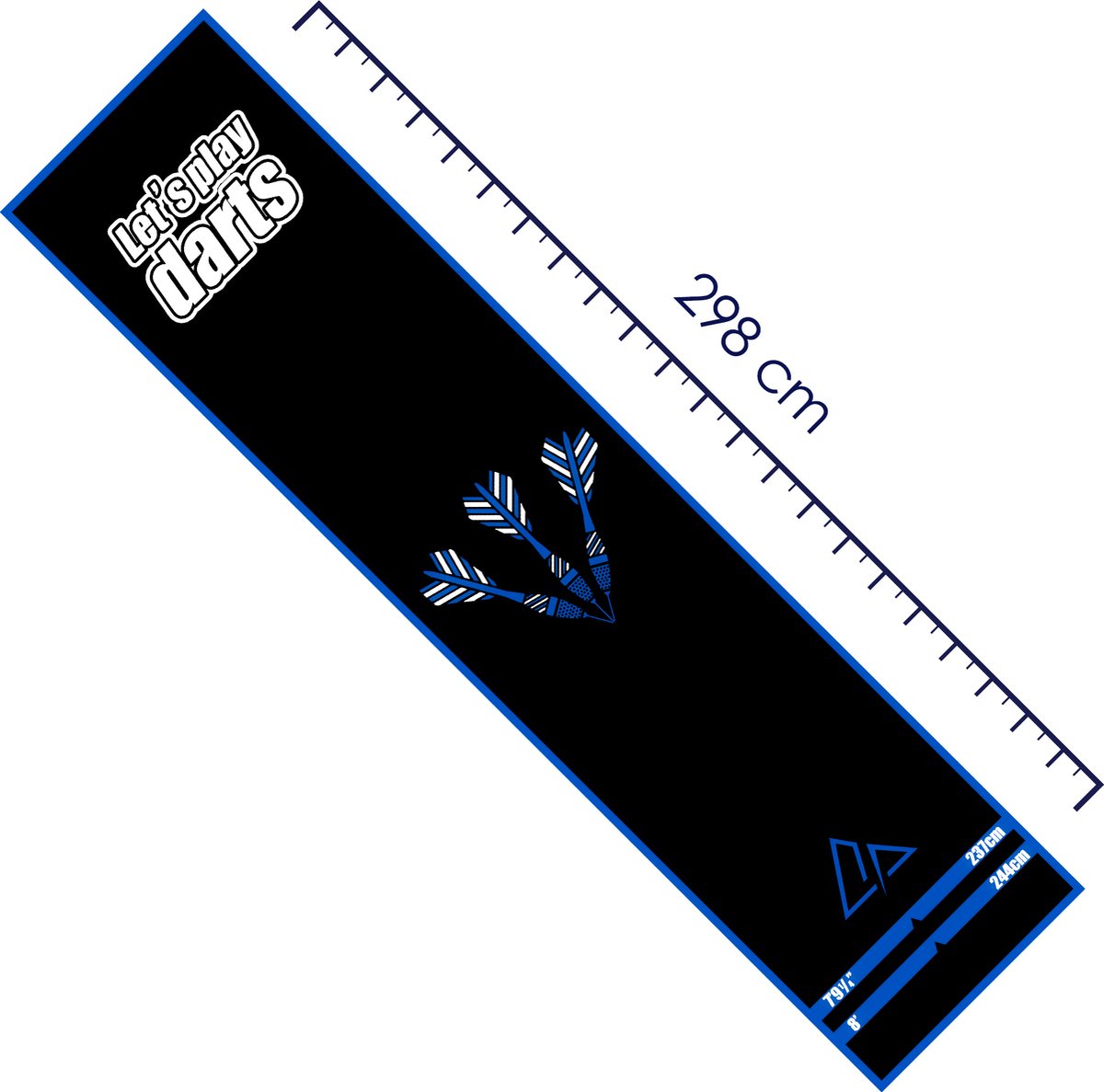 Kemma Dartmat Vloerkleed met Oche voor Darts - Dartsmat voor Darten ...