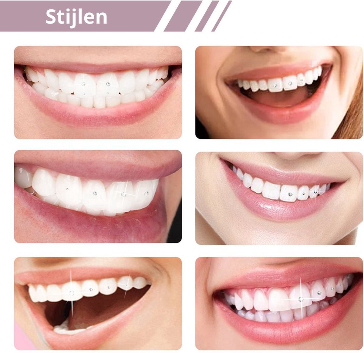 Tooth Gem Kit- TandKristal - DIY- Tandkristallen Set -Tooth Crystal - 5 ...