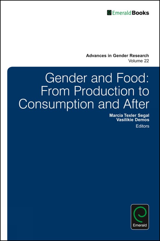 Gender & Food From Production to Consump | 9781786350541 | Marcia ...
