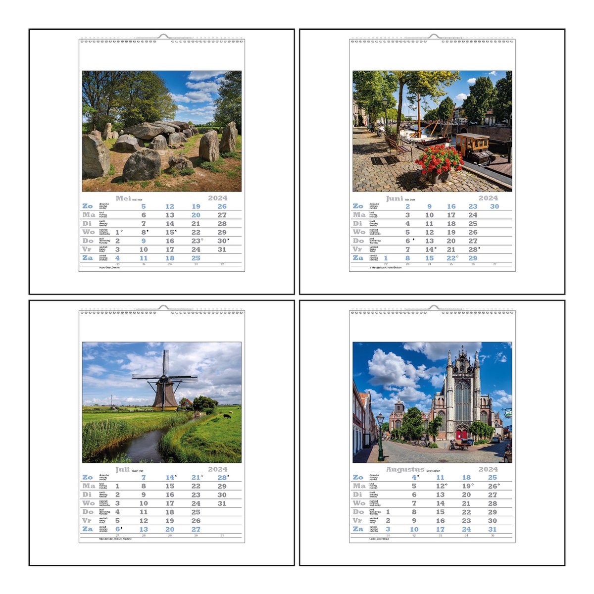 Holland Wandkalender 2024 Bol Holland Wandkalender 2024 Bol