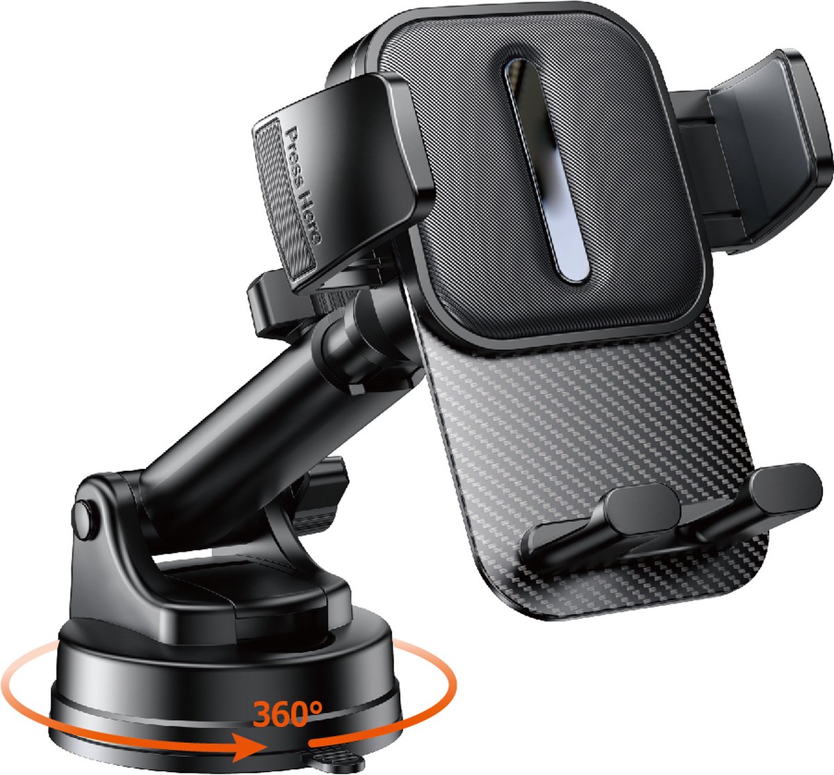 Telefoonhouder Auto Zuignap V2 - Ultra Sterke Zuignap - Verstelbaar ...