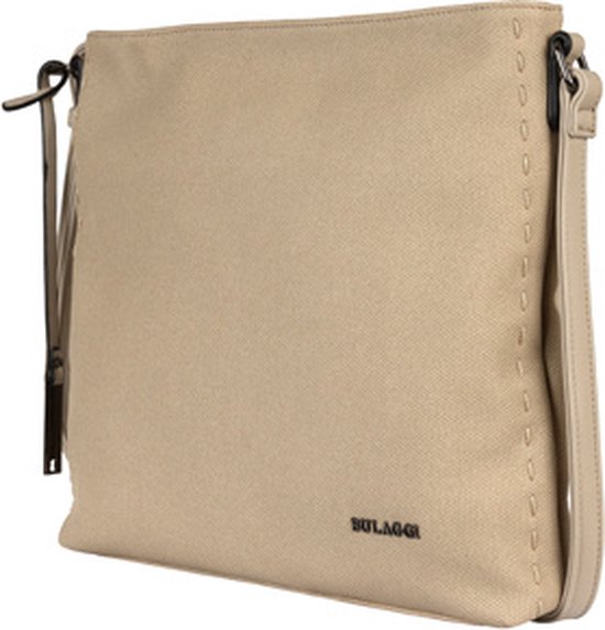 Bulaggi Crossbody tas voor Dames / Crossbody - Vegan Leather - Biscuit - Lichtbruin -... | bol.com