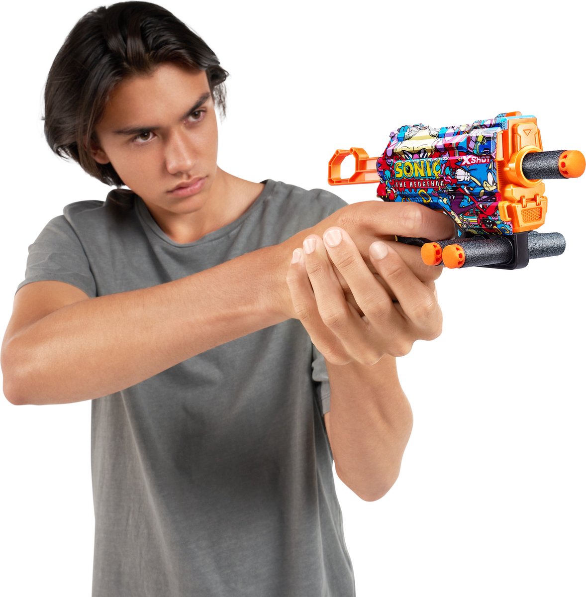 X-Shot Skins Menace-blaster - Sonic the Hedgehog-Robotnik-skin (8 ...