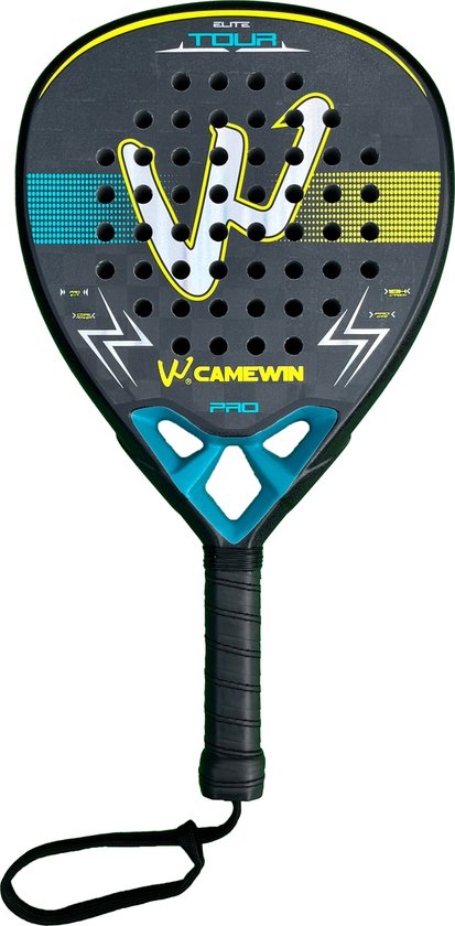 Padel Racket – 18k - Blauw – inclusief Opberghoes - Padelracket | bol