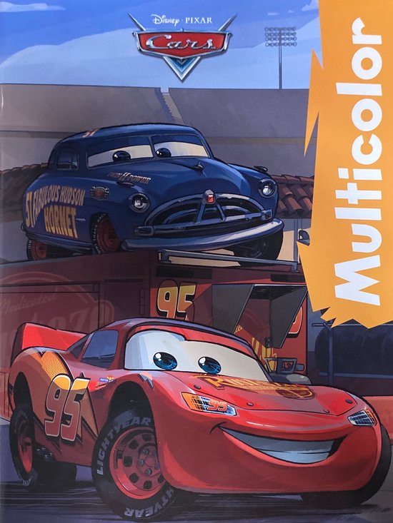 Disney - Multicolor kleurboek Pixar Cars - 32 pagina's waarvan 16 ...