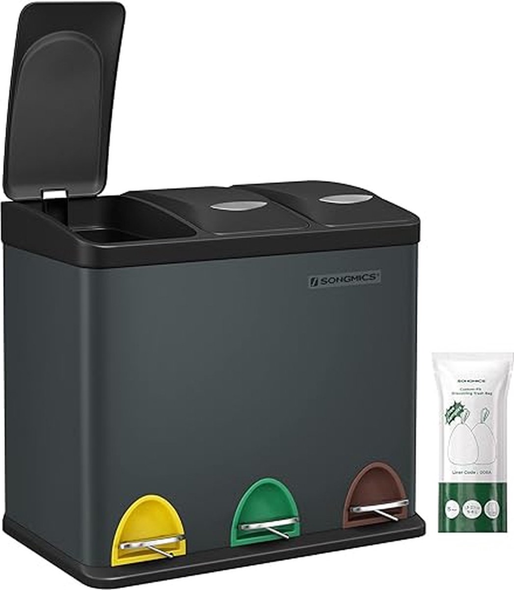 Pedaalemmer - Pedaalemmer afvalscheiding - Afvalbak afvalscheiding ...