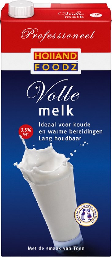 Holland Foodz Volle Houdbare Melk 1L | bol