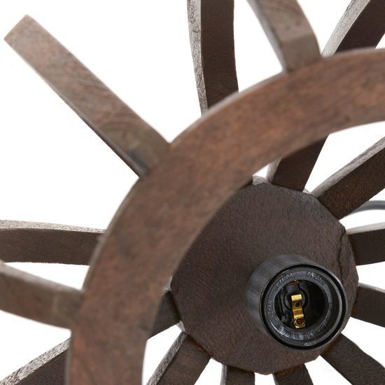 Light & Living Hanglamp Barsia - Mangohout - 50cm | bol