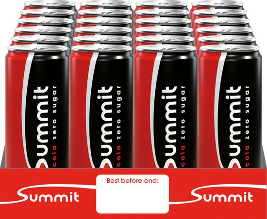 Summit Cola Zero 0,25ltr (24 blikjes, incl. statiegeld & verzendkosten ...