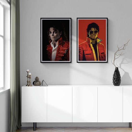 Muziek Poster - Michael Jackson - MJ - Portret - Abstract ...
