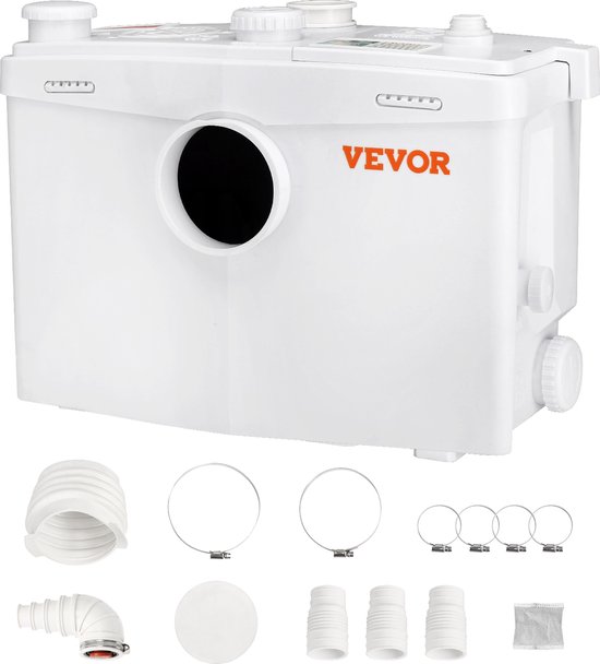 VEVOR Rioolpomp 700W-Hefsysteem Afvalwaterpomp voor Kelderriolering ...
