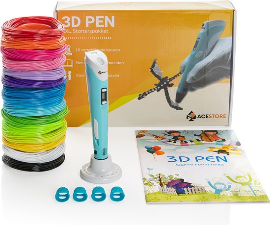 3D-Pen Starterspakket - 3d pen nano - 3d pen designer - XXL Set - Voor ...