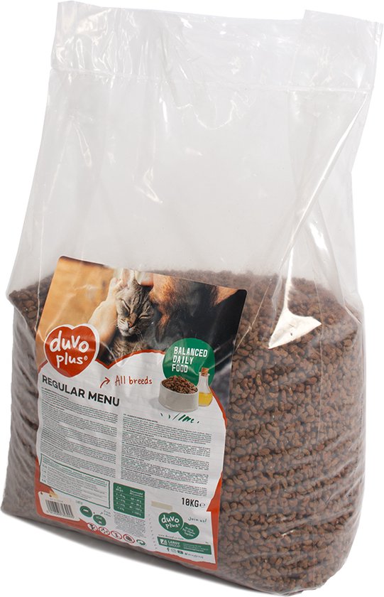 Duvoplus - Honden Droogvoer - Kat - Kat Regular Menu 10kg - 1st | bol