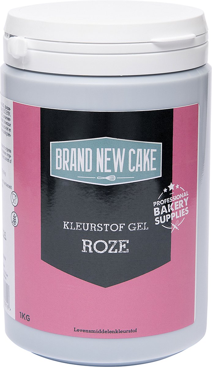 BrandNewCake® Kleurstof Gel Roze 1kg - Eetbare Voedingskleurstof ...