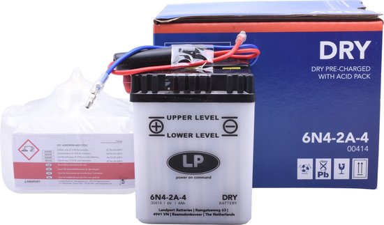 Accu Landport 6N4-2A DRY (6V/4A) | bol