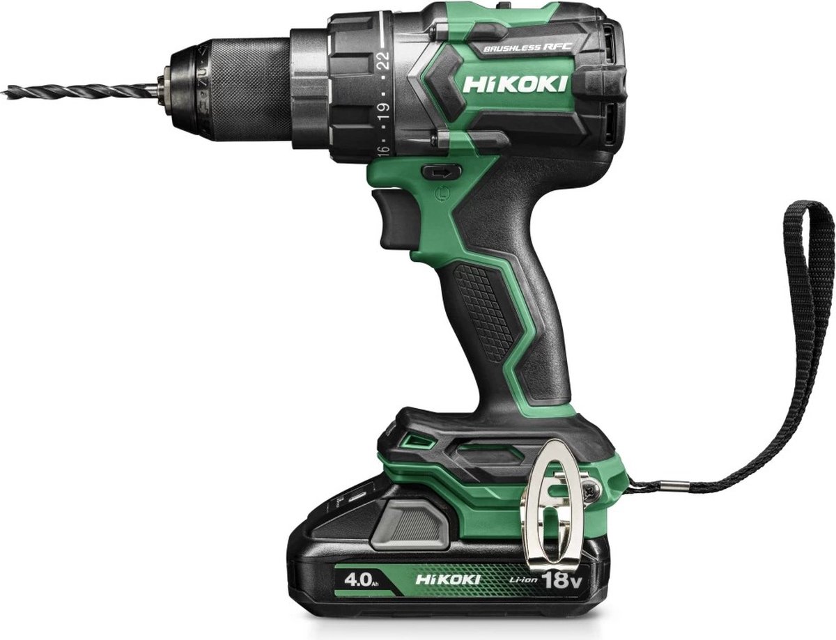 Hikoki DS18DC(WHZ) 18 V Boor Schroefmachine 140Nm 2 x 4.0Ah accu's - HSC II koffer... | bol.com