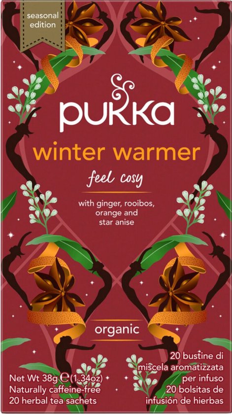 Pukka Thee Winter Warmer 20 stuks - Kerst Cadeau | bol