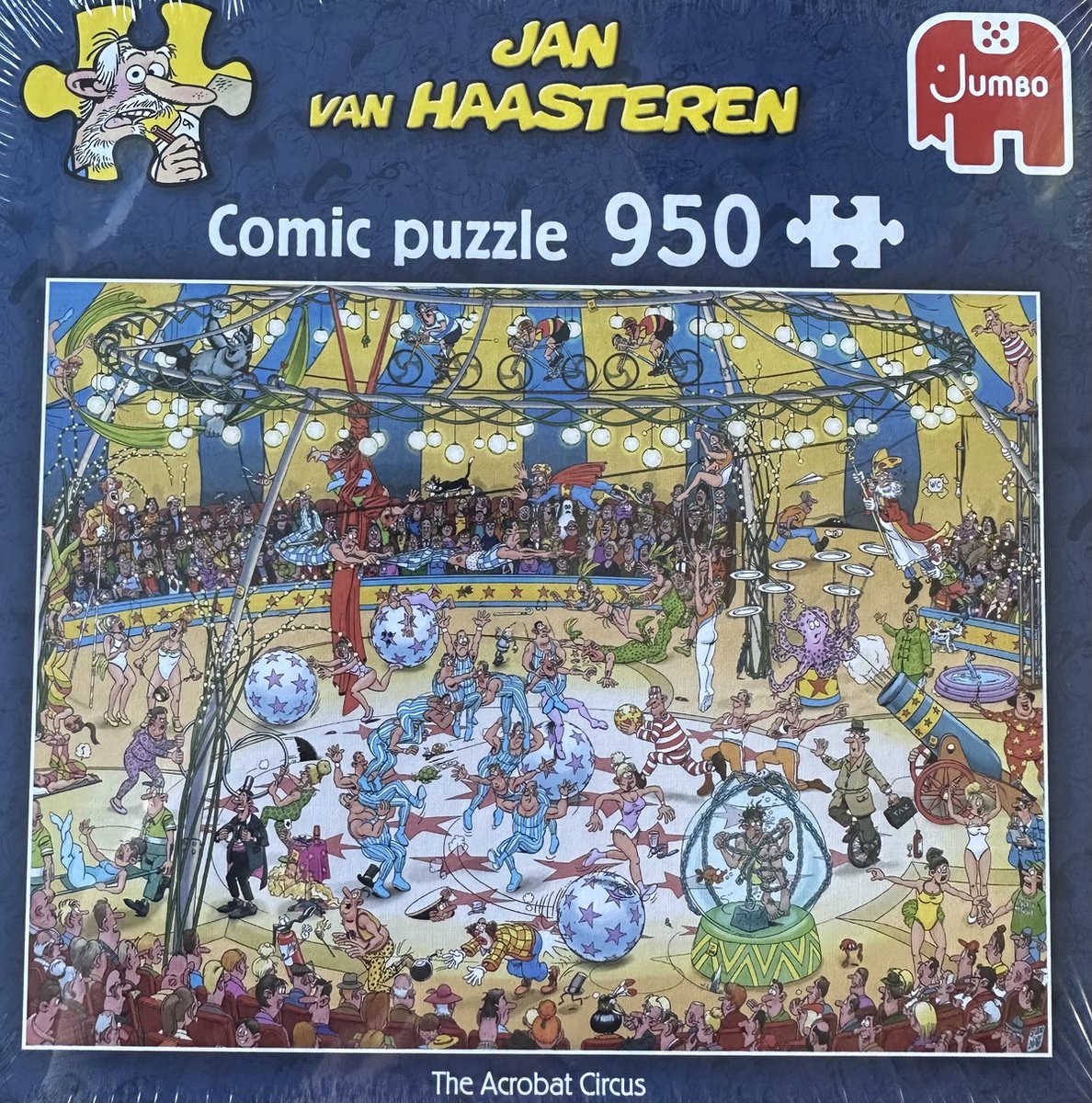 Jumbo Jan van Haasteren comic puzzle 950 stukjes The acrobat circus puzzel | bol