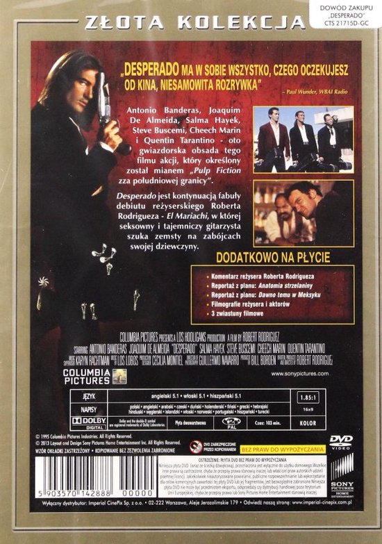 Desperado [DVD] (Dvd), Antonio Banderas | Dvd's | bol