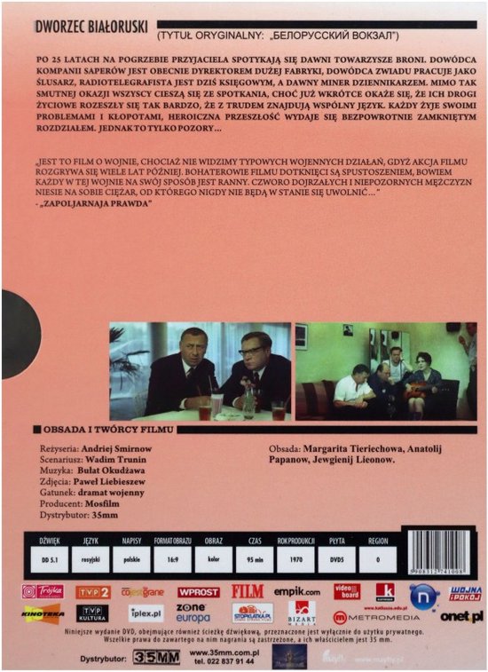 Belorusskiy vokzal [DVD] (Dvd), Evgeni Leonov | Dvd's | bol
