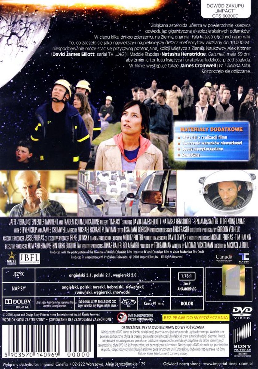 Impact [DVD] (Dvd), Natasha Henstridge | Dvd's | bol