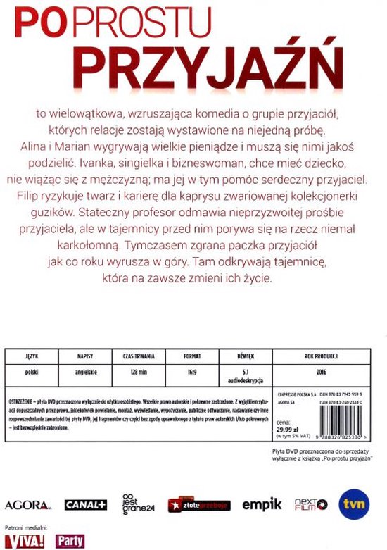 Po prostu przyjazn [DVD] (Dvd), Magdalena RĂłzczka | Dvd's | bol