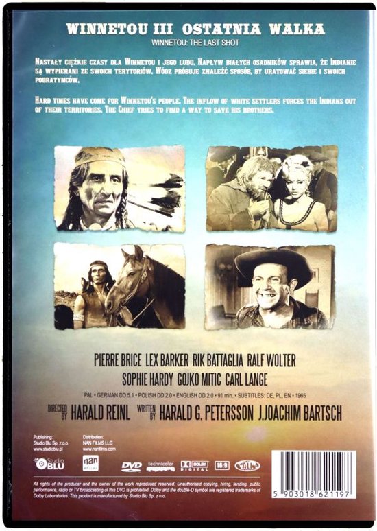 Winnetou III [DVD] (Dvd), Conrad Wagner | Dvd's | bol