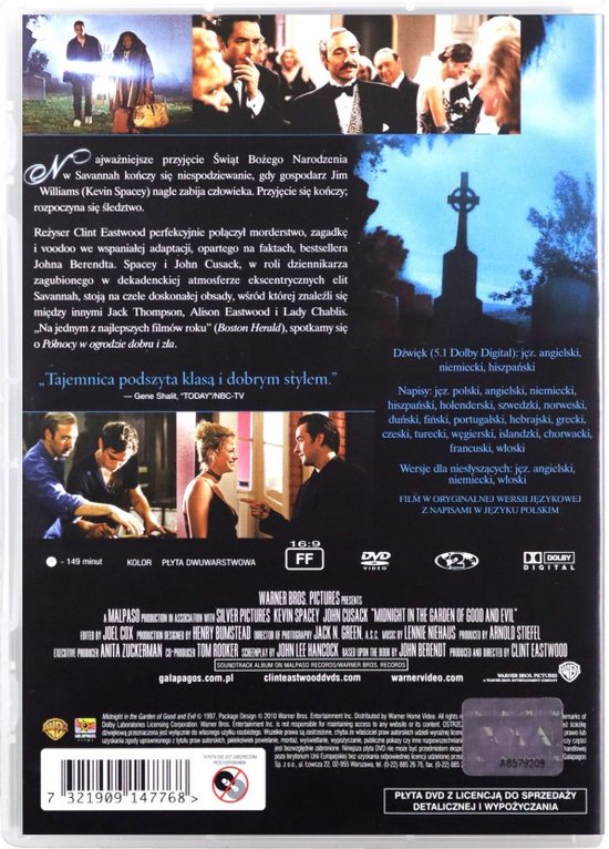 Midnight in the Garden of Good and Evil [DVD] (Dvd), Kevin Spacey | Dvd ...