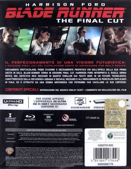Blade Runner [Blu-Ray 4K]+[Blu-Ray], Sean Young | Dvd's | bol