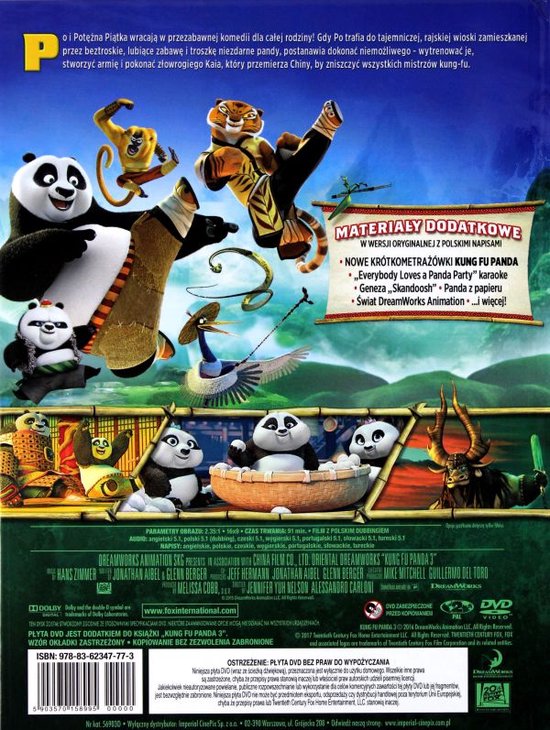 Kung Fu Panda 3 [DVD] (Dvd), Angelina Jolie | Dvd's | bol