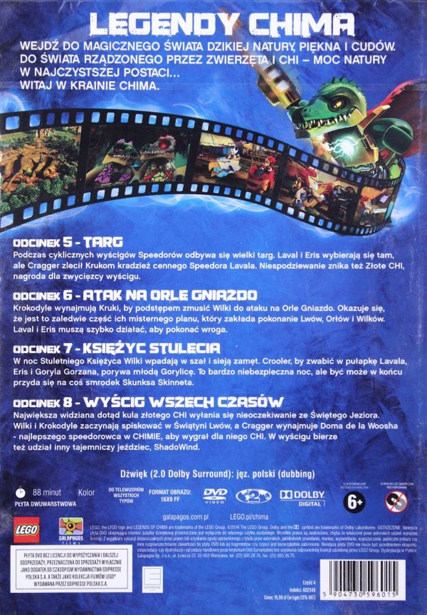 LEGO Legends of Chima [DVD] (Dvd), David Attar | Dvd's | bol