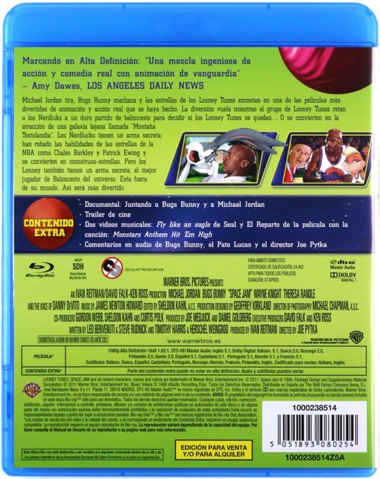 Space Jam [Blu-Ray] (Blu-ray), Theresa Randle | Dvd's | bol