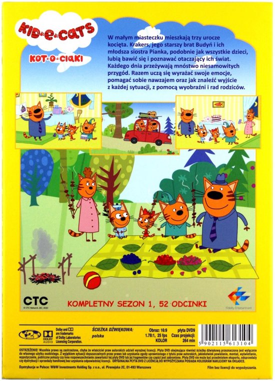 Kid-E-Cats [DVD] (Dvd), Teale Bishopric | Dvd's | bol