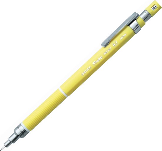 Penac Protti Mechanical Pencil - 0.7mm - Geel Vulpotlood - HB | bol