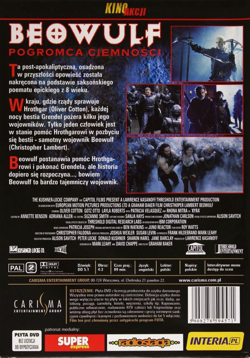 Beowulf [DVD] (Dvd), Rhona Mitra | Dvd's | bol.com