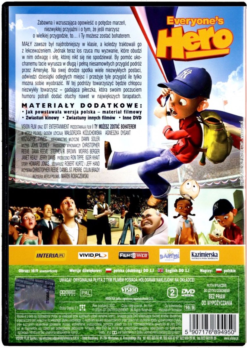 Everyone's Hero [DVD] (Dvd), Rob Reiner | Dvd's | bol.com