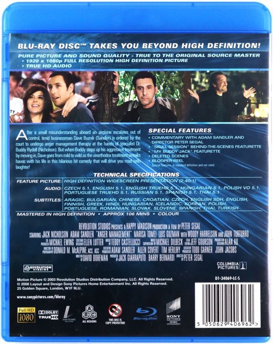 Anger Management [Blu-Ray] (Blu-ray), Tony Carbonetti | Dvd's | bol