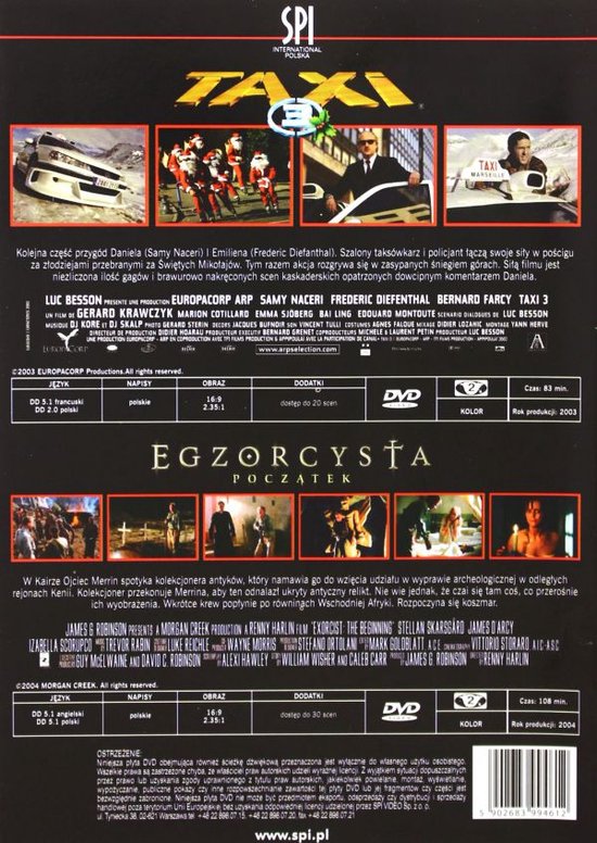Taxi 3 / Exorcist: The Beginning [DVD] (Dvd), Bernard Farcy | Dvd's | bol