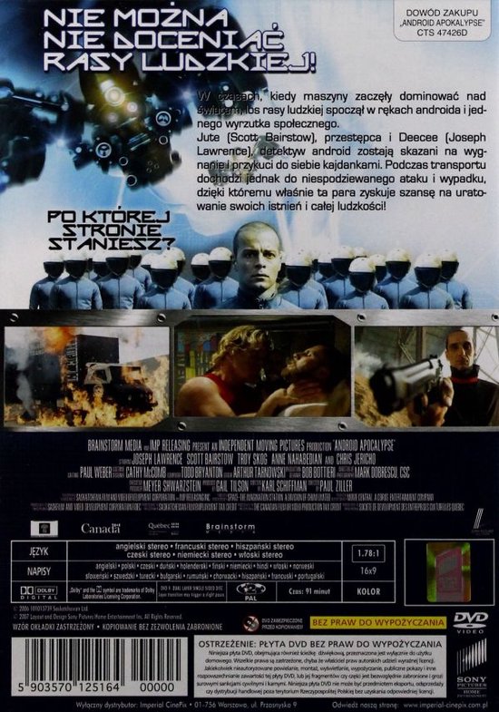 Android Apocalypse [DVD] (Dvd), Scott Bairstow | Dvd's | bol