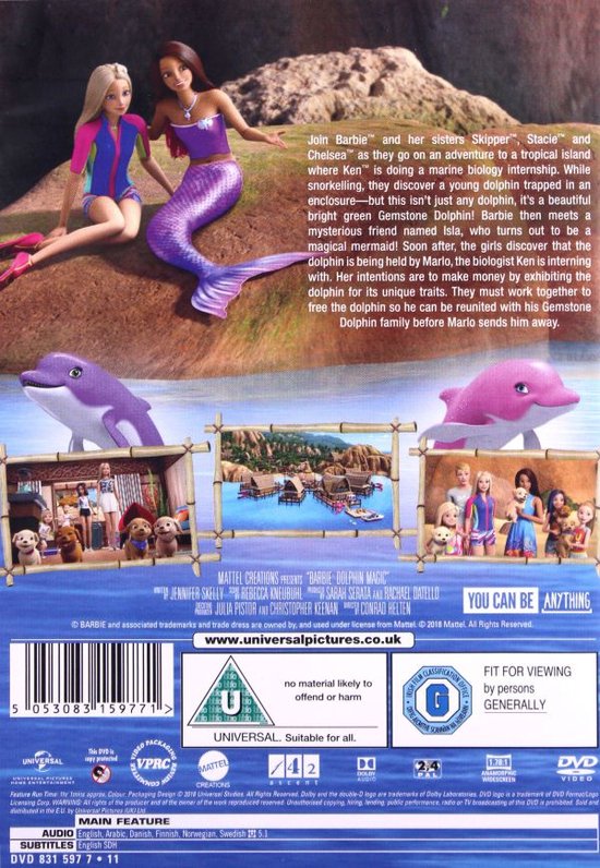 Barbie: Dolphin Magic (Dvd), Erica Lindbeck | Dvd's | bol