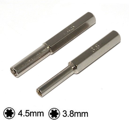 Gamebit set 1x 4,5mm + 1x 3,8mm | bol