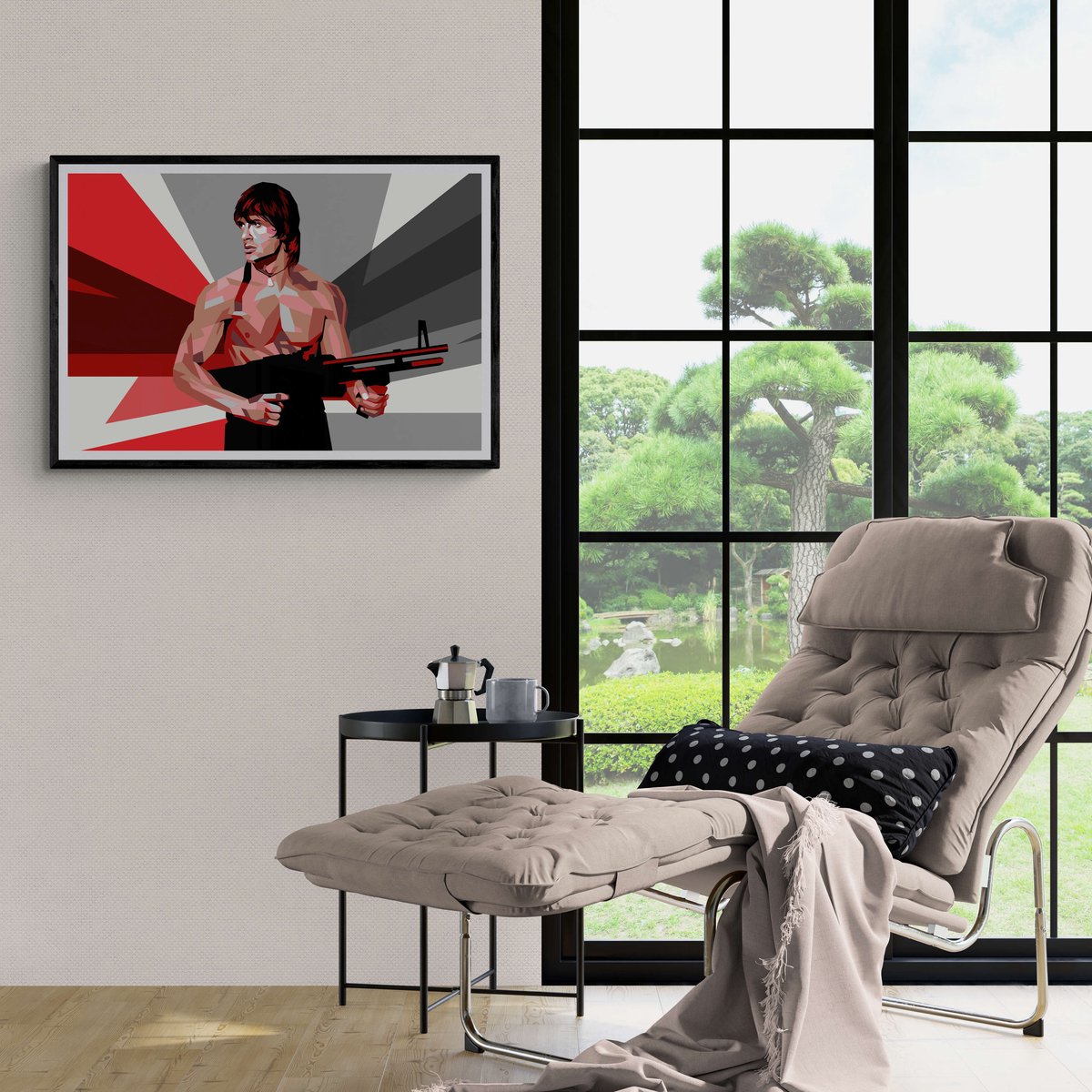 John Rambo Poster | First Blood Poster | Sylvester Stallone Poster ...