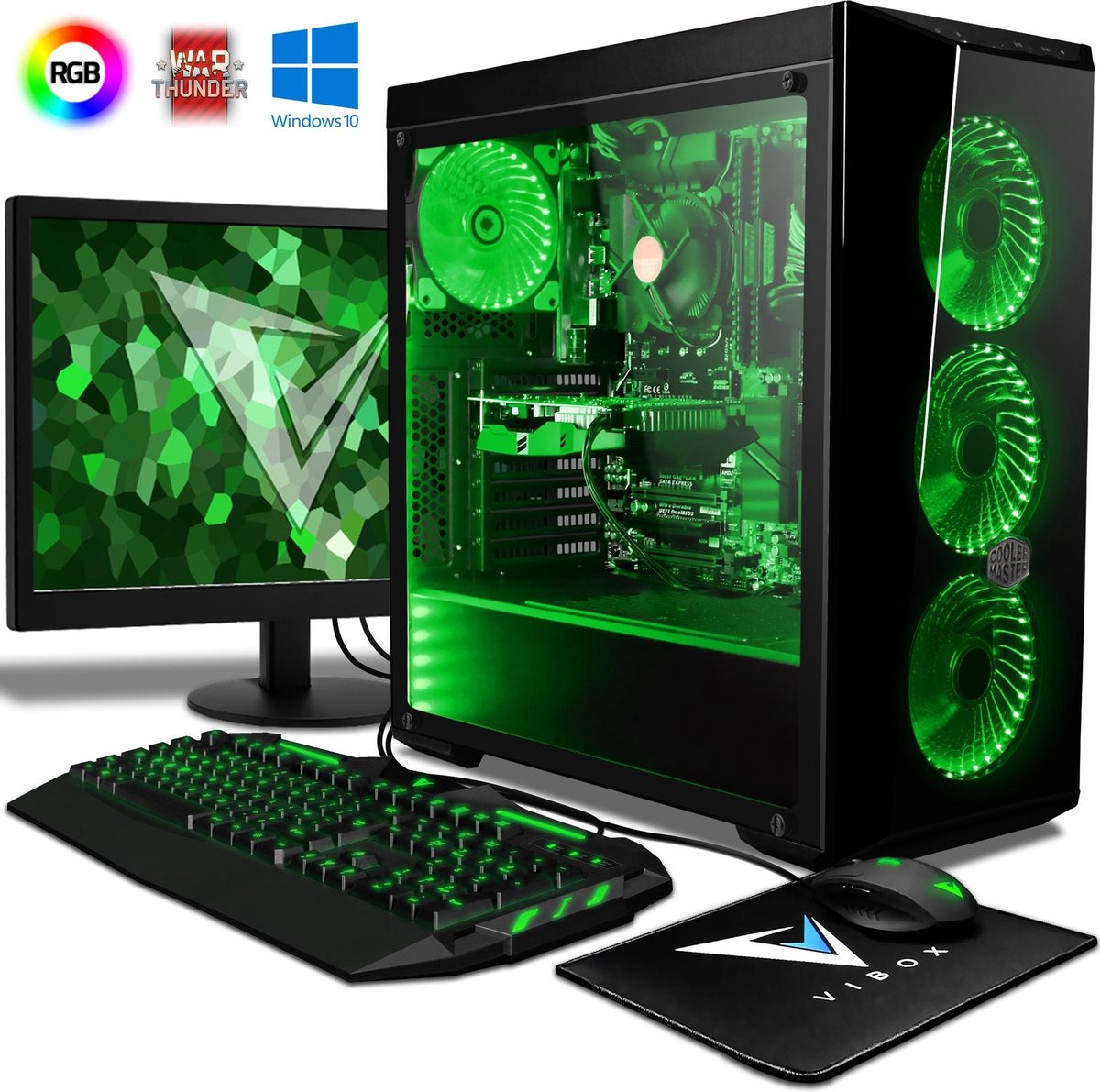 Vibox Gaming Desktop Panoramic 13 - Game PC | bol.com