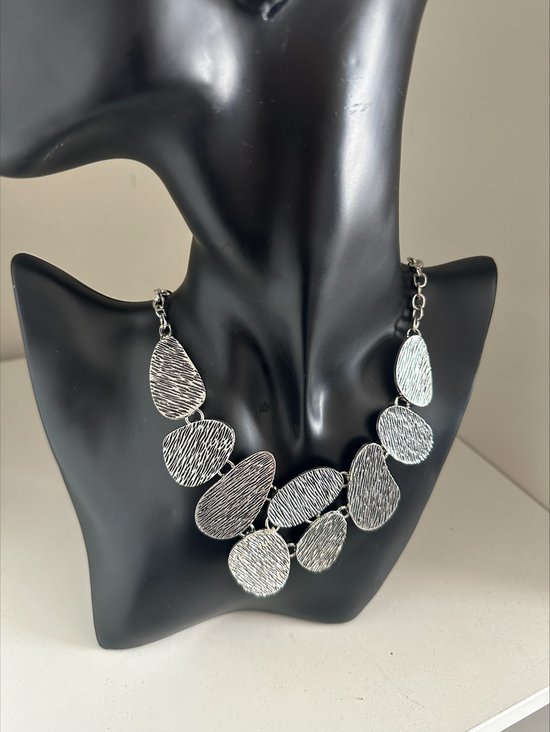 Zilver gekleurde ketting | bol