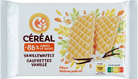Céréal Vanillewafels - 3 x 90 gr - Voordeelverpakking | bol