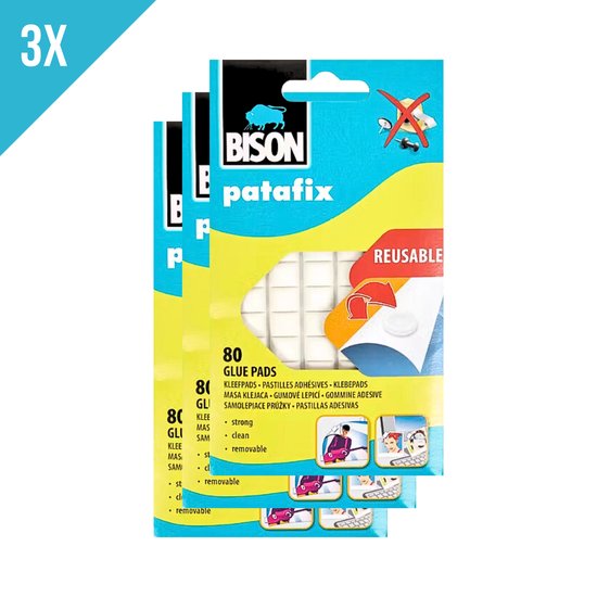 Gomme adhésive Bison - Gomme adhésive Patafix - Poster Buddies ...