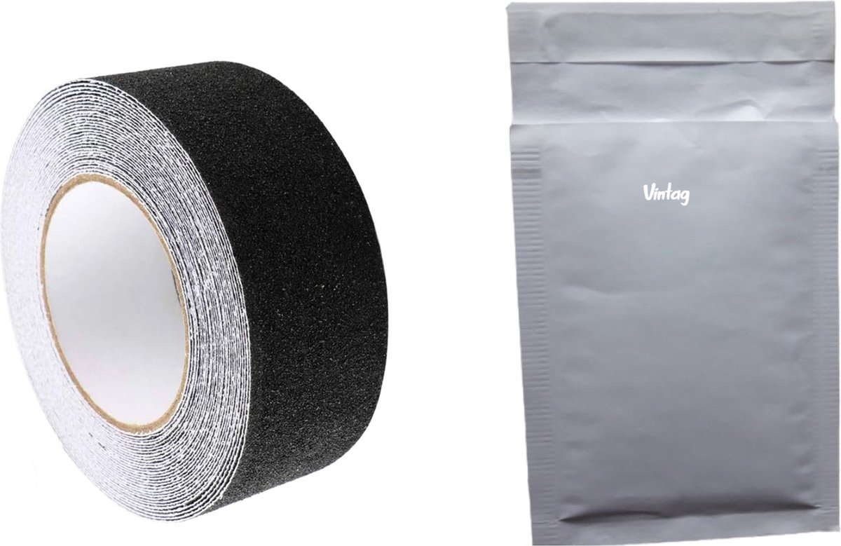 Anti slip tape - Trap strip - XXL - Zelfklevend - 5M - 50 MM - Zwart ...