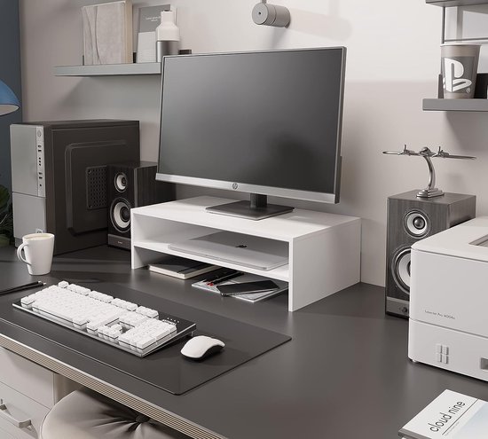 Monitorstandaard, 2-traps monitorstandaard, standaard voor ...