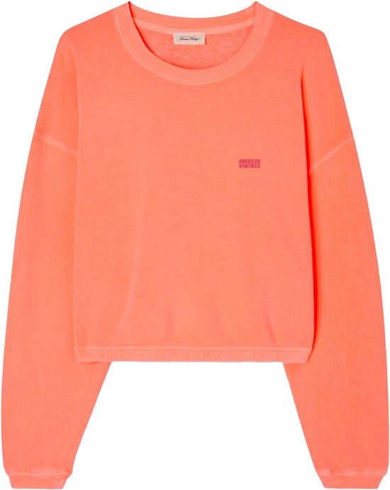 American Vintage Dames Sweater Oranje maat M | bol