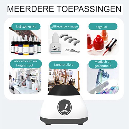 Vortex mixer - Paint shaker - Verf mixer - Laboratorium mixer | bol